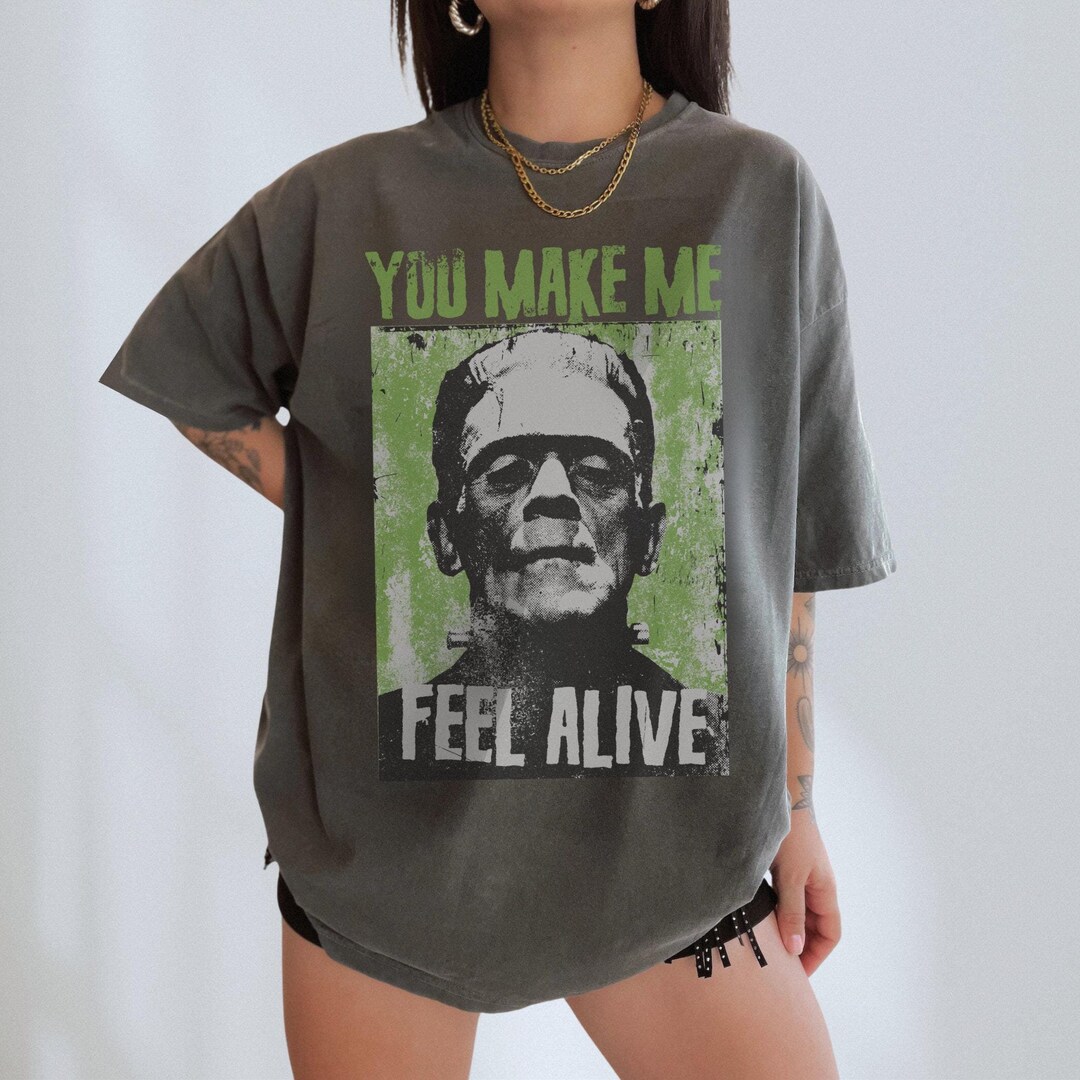 Frankenstein Shirt Comfort Colors® Vintage Horror Cult Classic Grunge ...