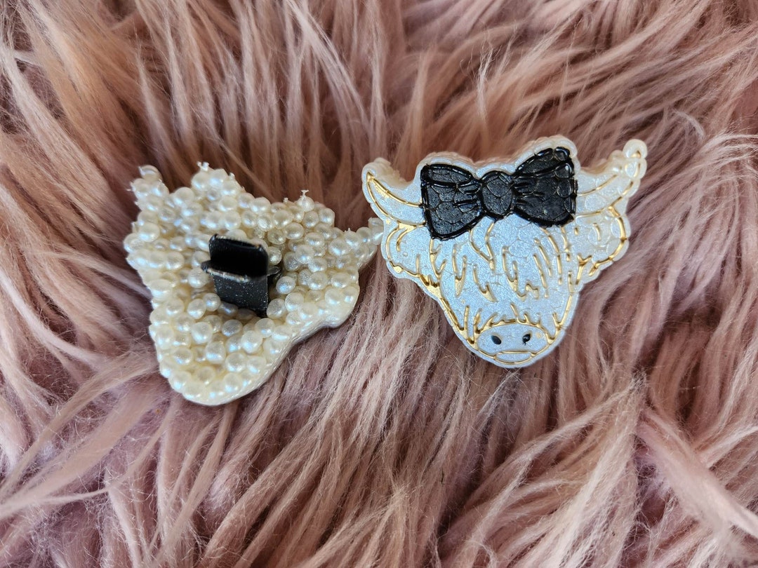 Hyland Cow Vent Clip Freshies, Gold and Black Car Accessories - Etsy