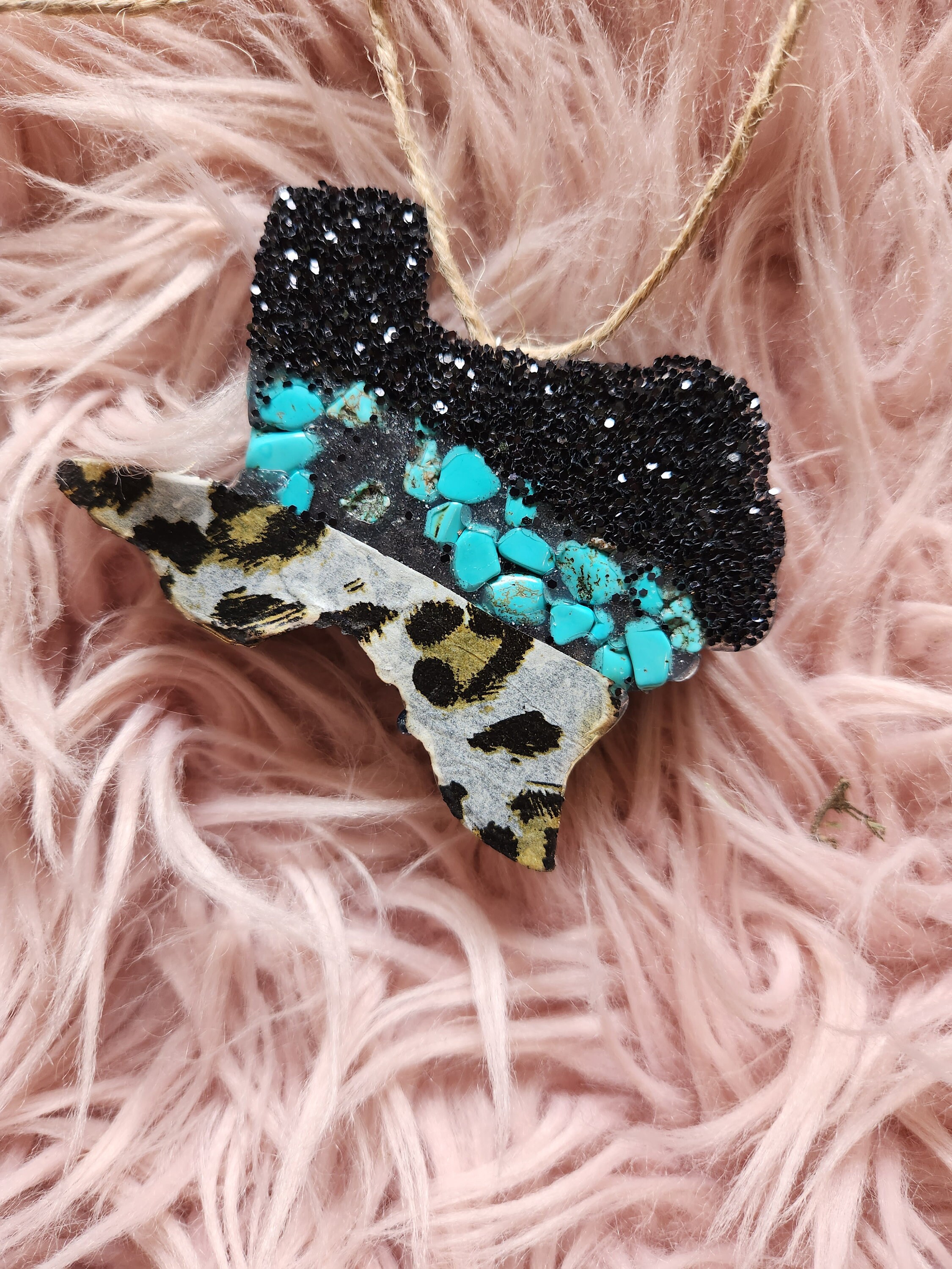 Leopard Texas Shaped Car Freshie, Auto Accessories for Women - Etsy