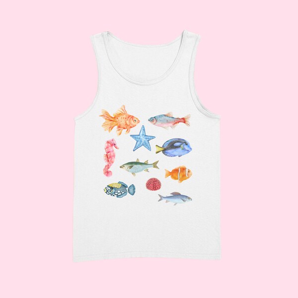 Graphic Tank Top - Etsy