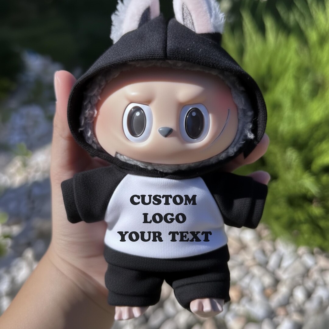 Custom Labubu Hoodie With Logo, Personalized Txt Doll Clothes for V1 ...