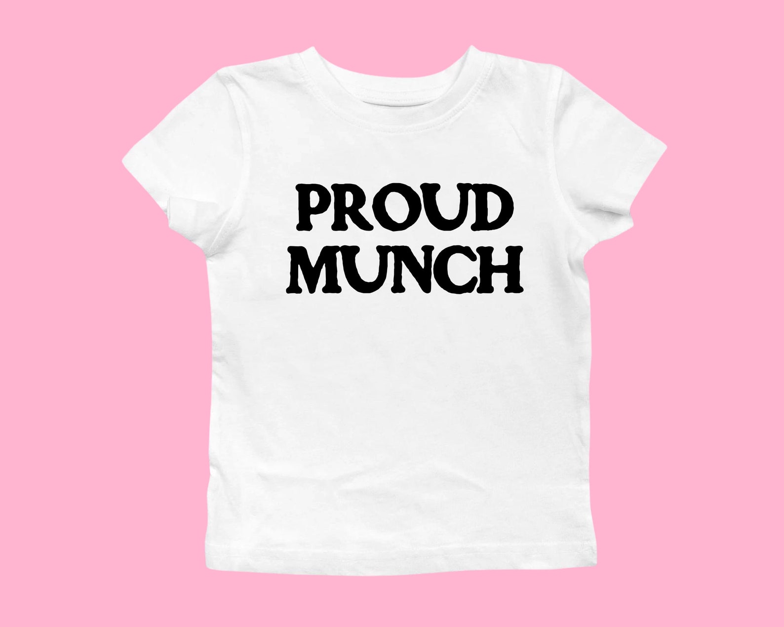 Proud Munch Baby Tee Y2K Slogan Ice Spice Inspired T-shirt - Etsy