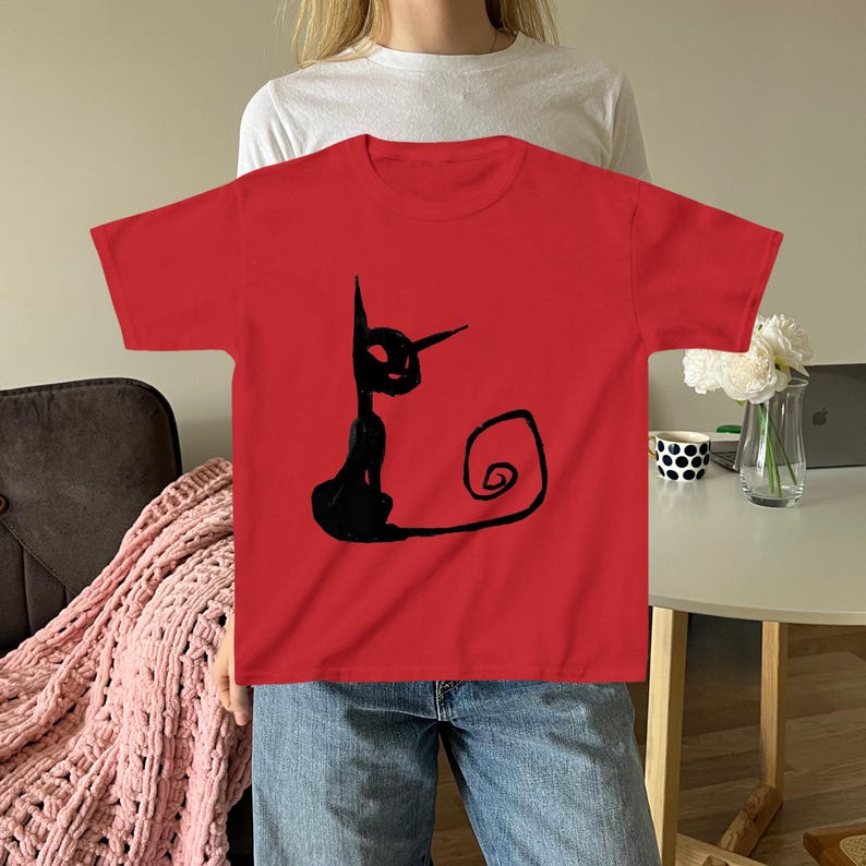 Mazzy Star Baby Tee: Cat Graphic, Vintage Band T-shirt - Etsy
