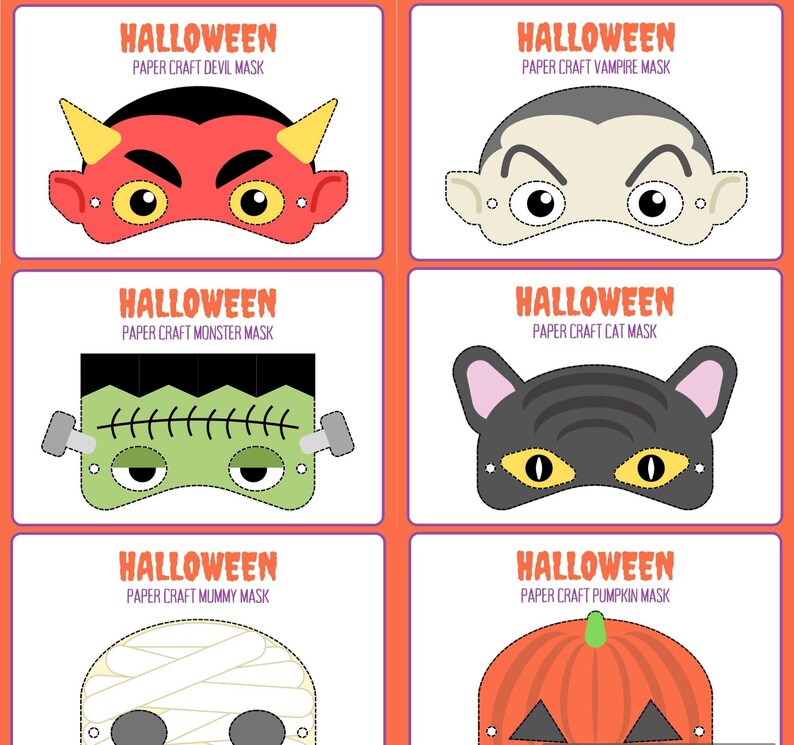 Halloween Activity Pack for Children - Etsy