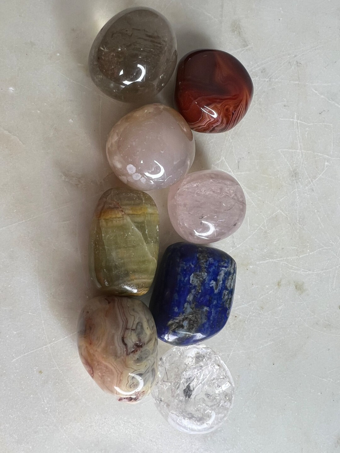 Crystal Tumble Set 8 Tumbles a Total of 302 Grams. - Etsy