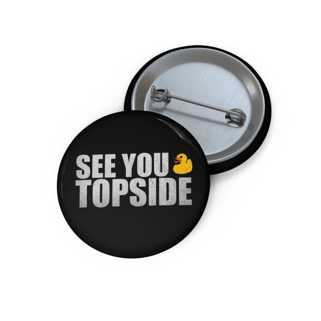 See You Topside Pin Button | Raiders Rubber Duck Graphic - Etsy