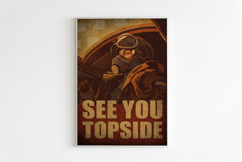 Retro Sci-fi Poster Set | Arc Raiders Game, Gamer Room Art (digital ...