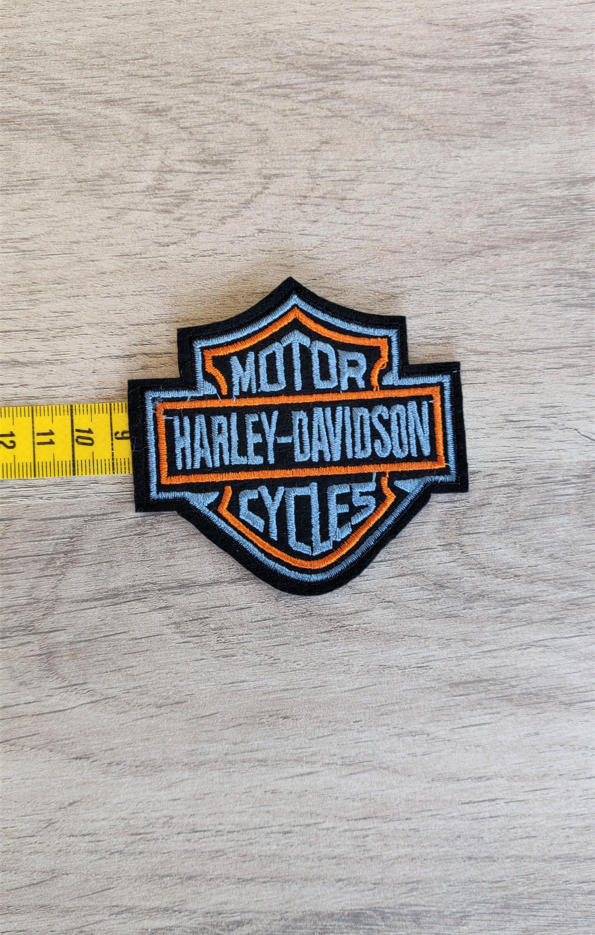 HARLEY DAVIDSON Patch 9cm X 9cm Iron-on Patch Bar and Shield ...