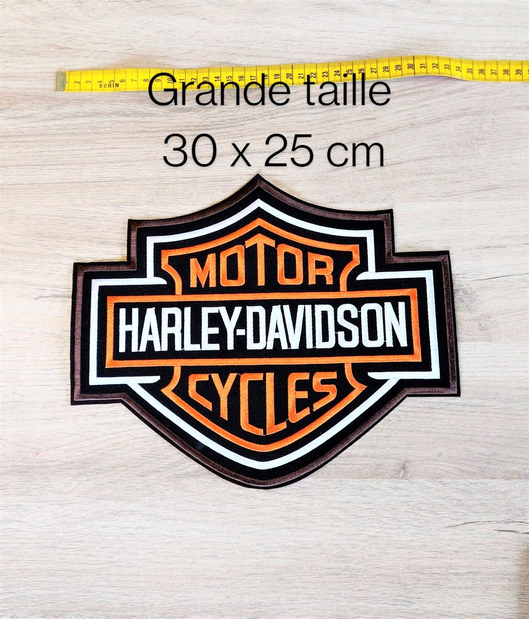 Big Patch HARLEY DAVIDSON XXL Crest 30cm X 25cm Iron-on Moto - Etsy