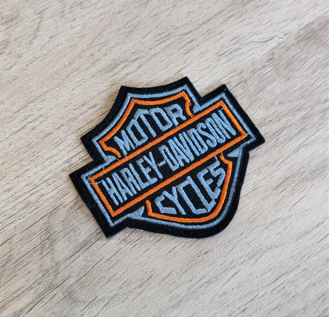 HARLEY DAVIDSON Patch 9cm X 9cm Iron-on Patch Bar Motorcycles Patch on ...