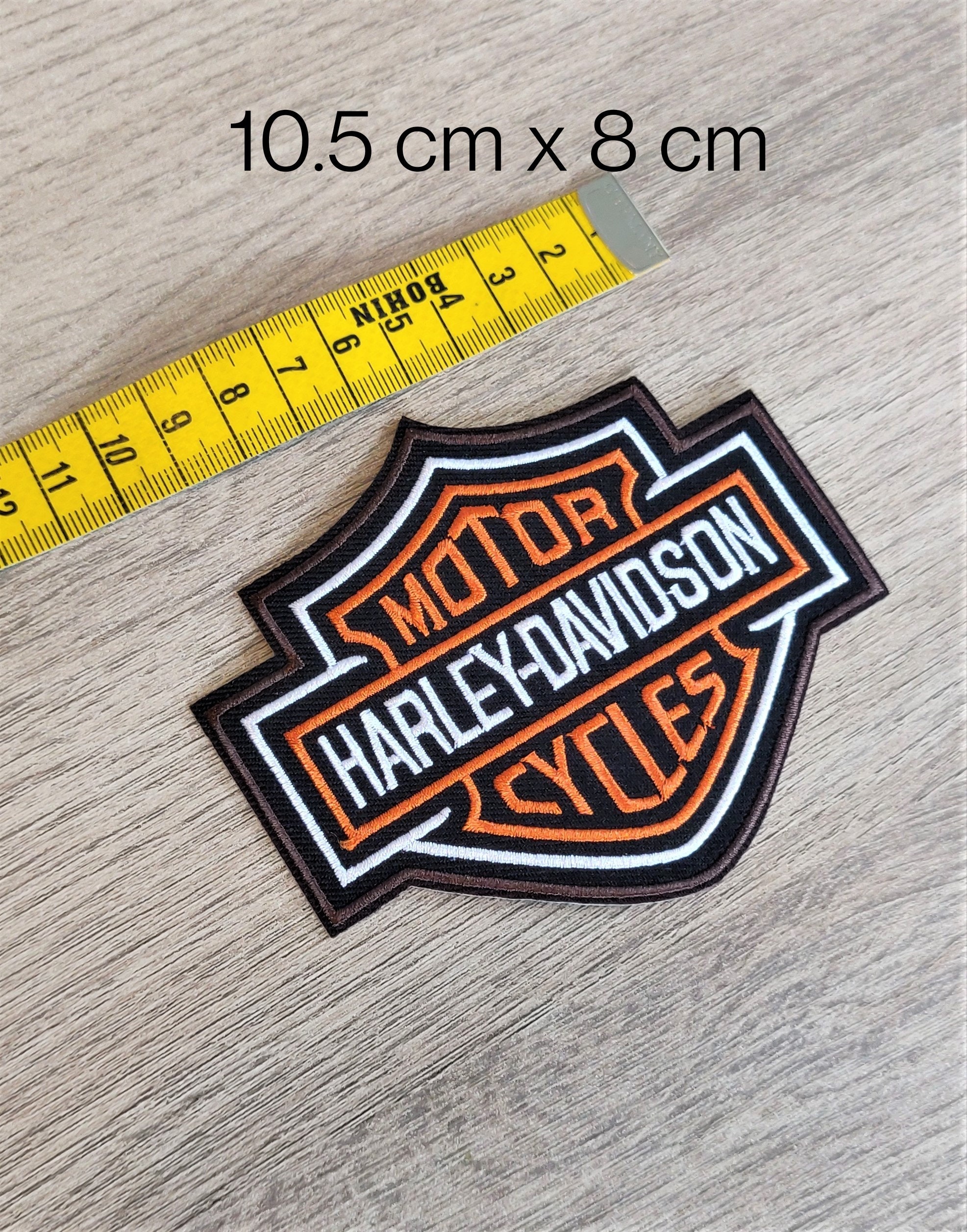 HARLEY DAVIDSON Patch Crest 10.5cm X 8cm Iron-on Motorcycles Patch on ...