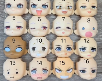 Nendoroid Gsc Ob11 Flat Face Blank Face Modeled Face Resin - Etsy