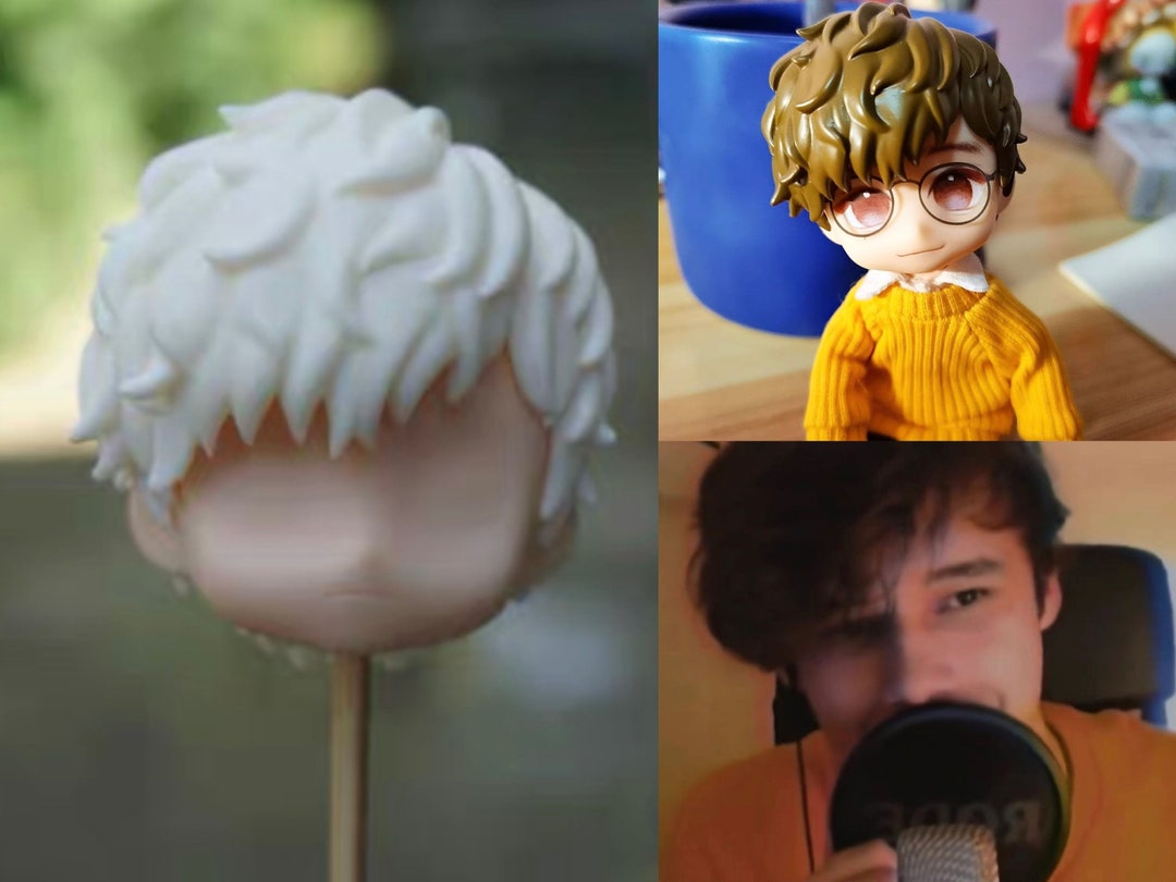 Gsc Newt Scamander Nendoroid White Hair Head Can Be Customized Color - Etsy