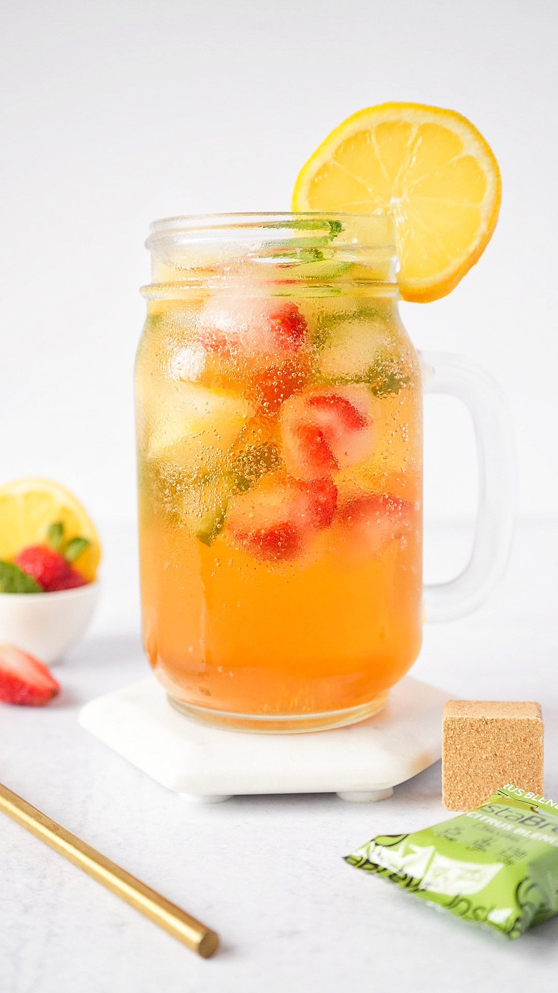 Melting Tea Cubes Tea Bombs Tea Lover Gift Set Tea Gifts Glass Teacup ...