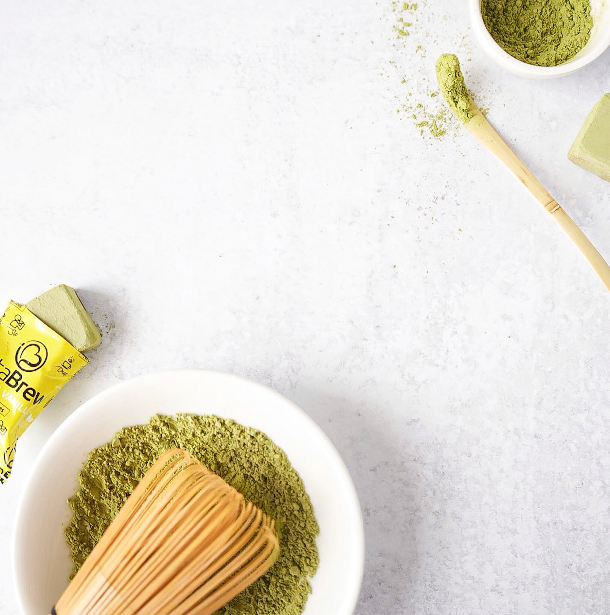 Matcha Tea Gift Box Single Serving Sweet Matcha Cube for Delicious ...