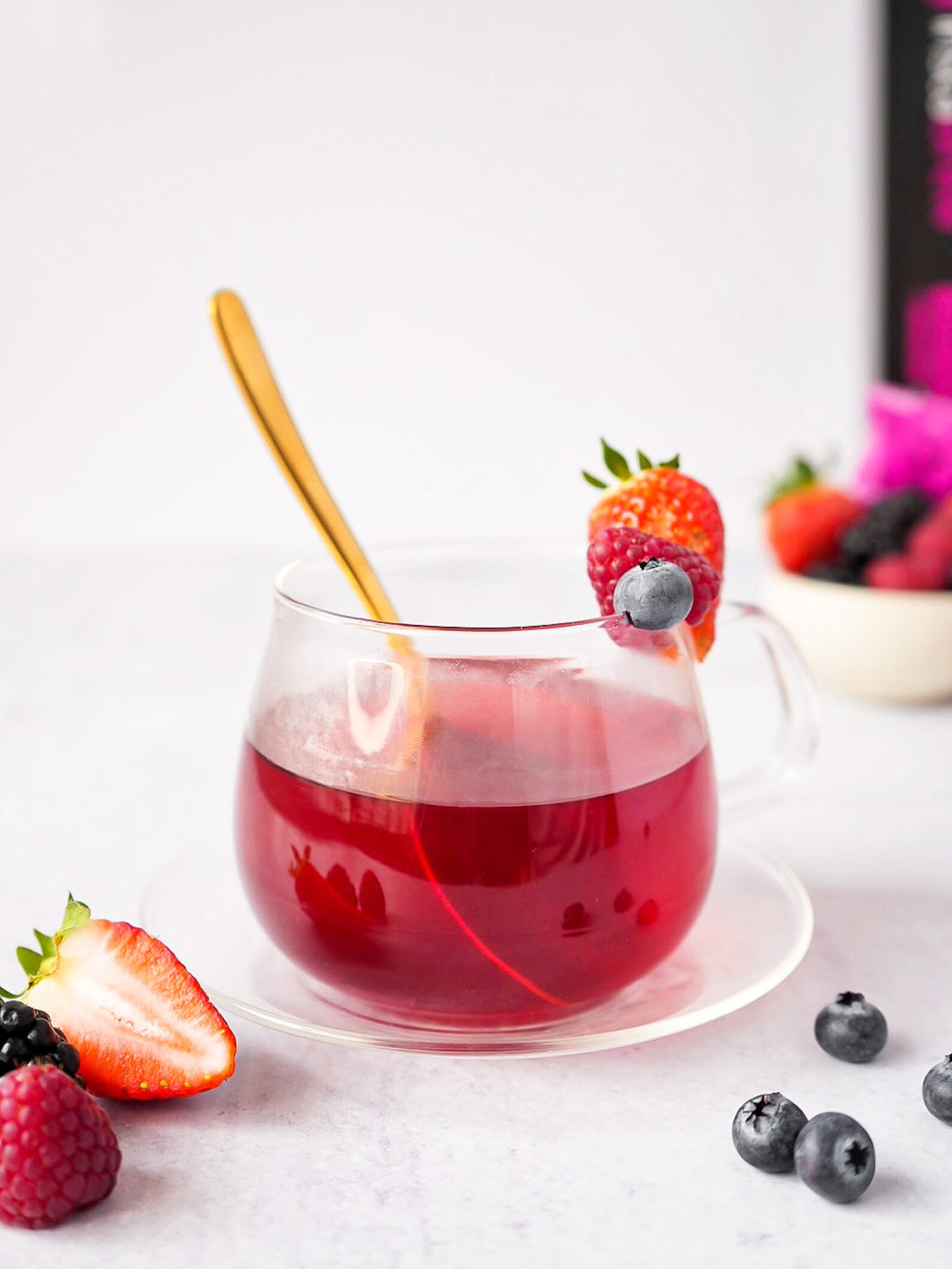 Instabrew Mixed Berries Tea, 12pcs Individually Wrapped Cubes, Hot or ...