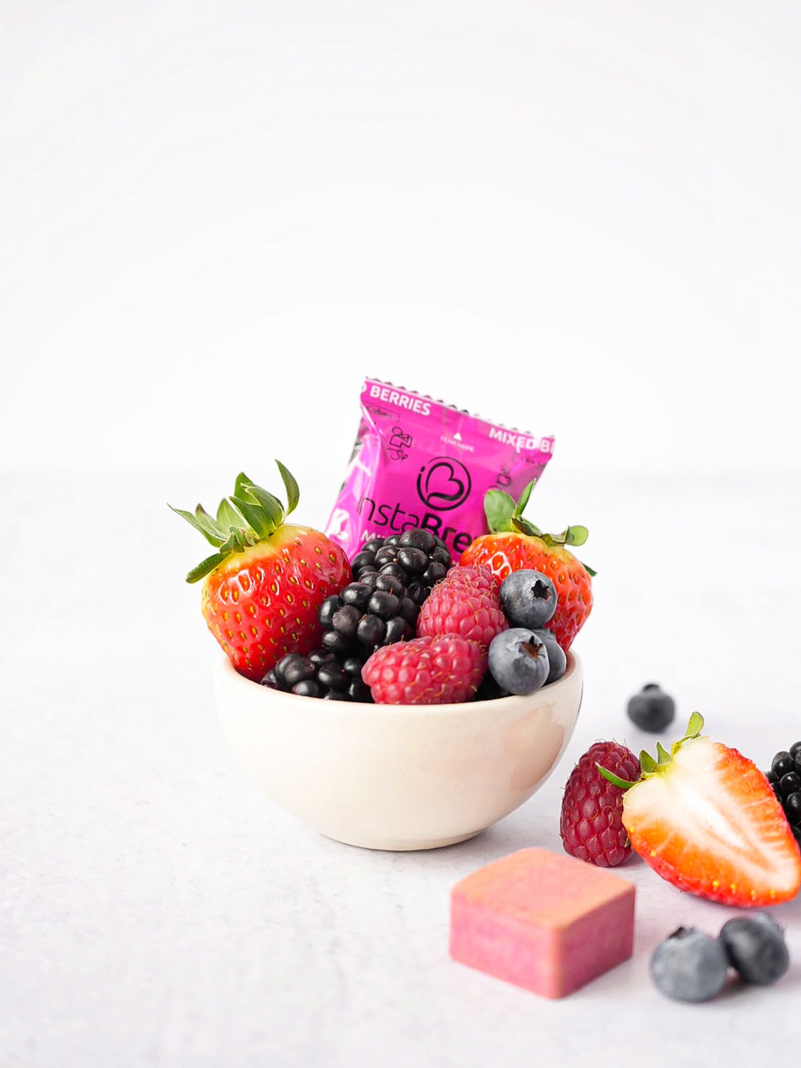 Instabrew Mixed Berries Tea, 12pcs Individually Wrapped Cubes, Hot or ...