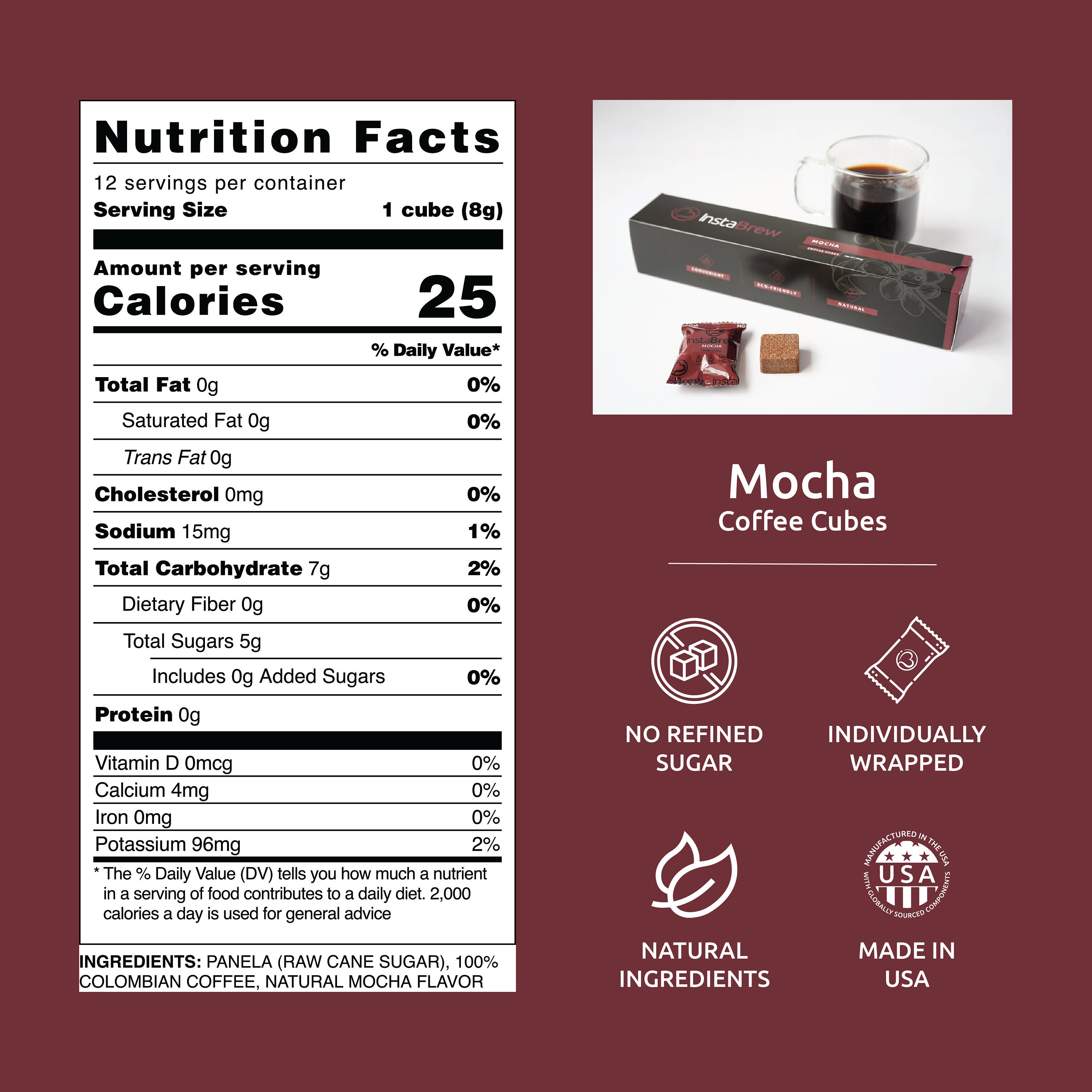 Coffee Gift Box Mocha Coffee Cubes and Iced Coffee Single Coffee ...