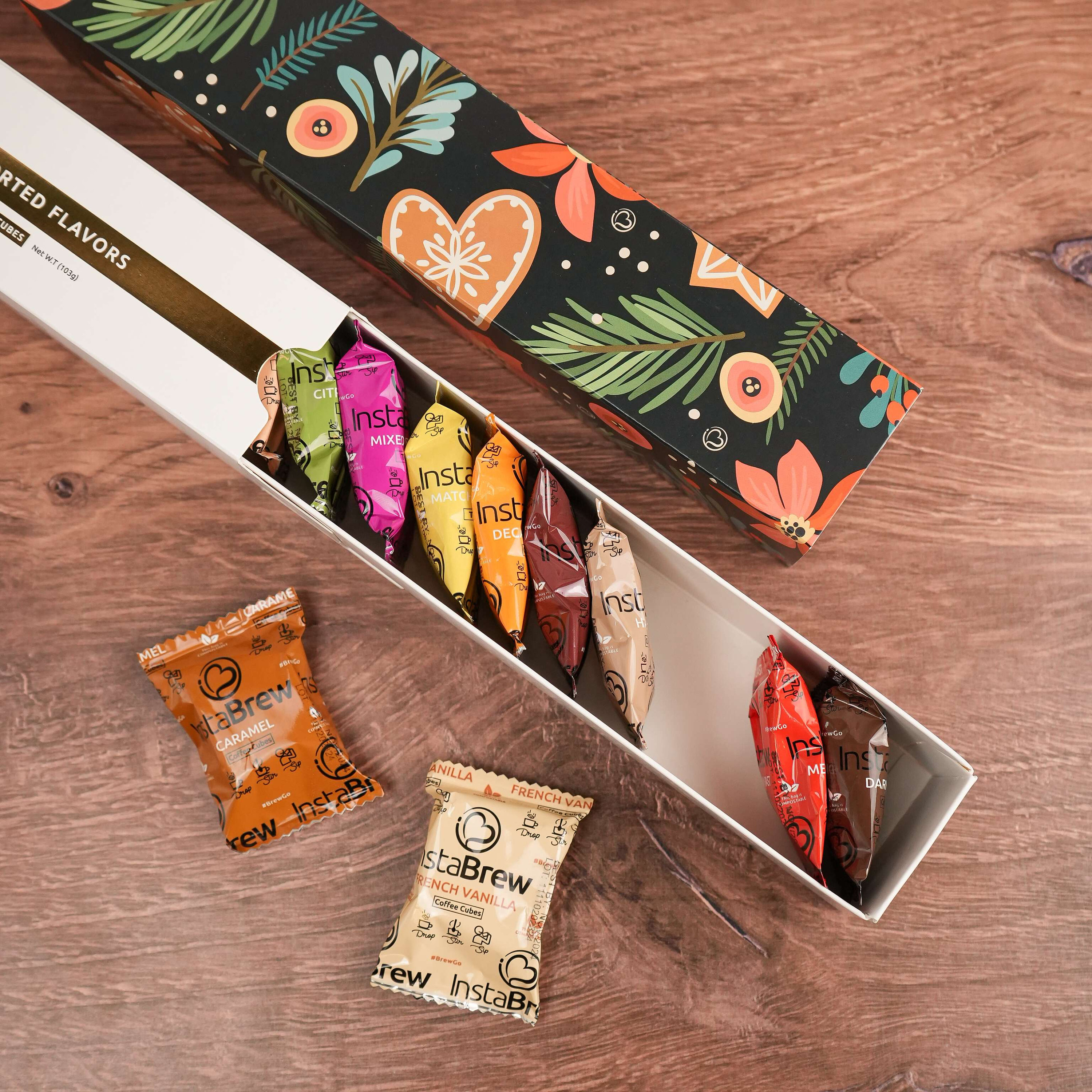 Coffee and Tea Gift Box Set of 60pcs Holiday Gift Box, Cool Christmas ...