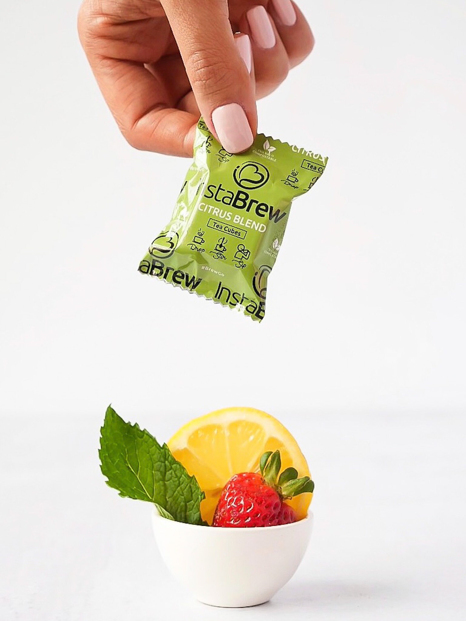 Melting Tea Cubes Tea Bombs Tea Lover Gift Set Tea Gifts Glass Teacup ...