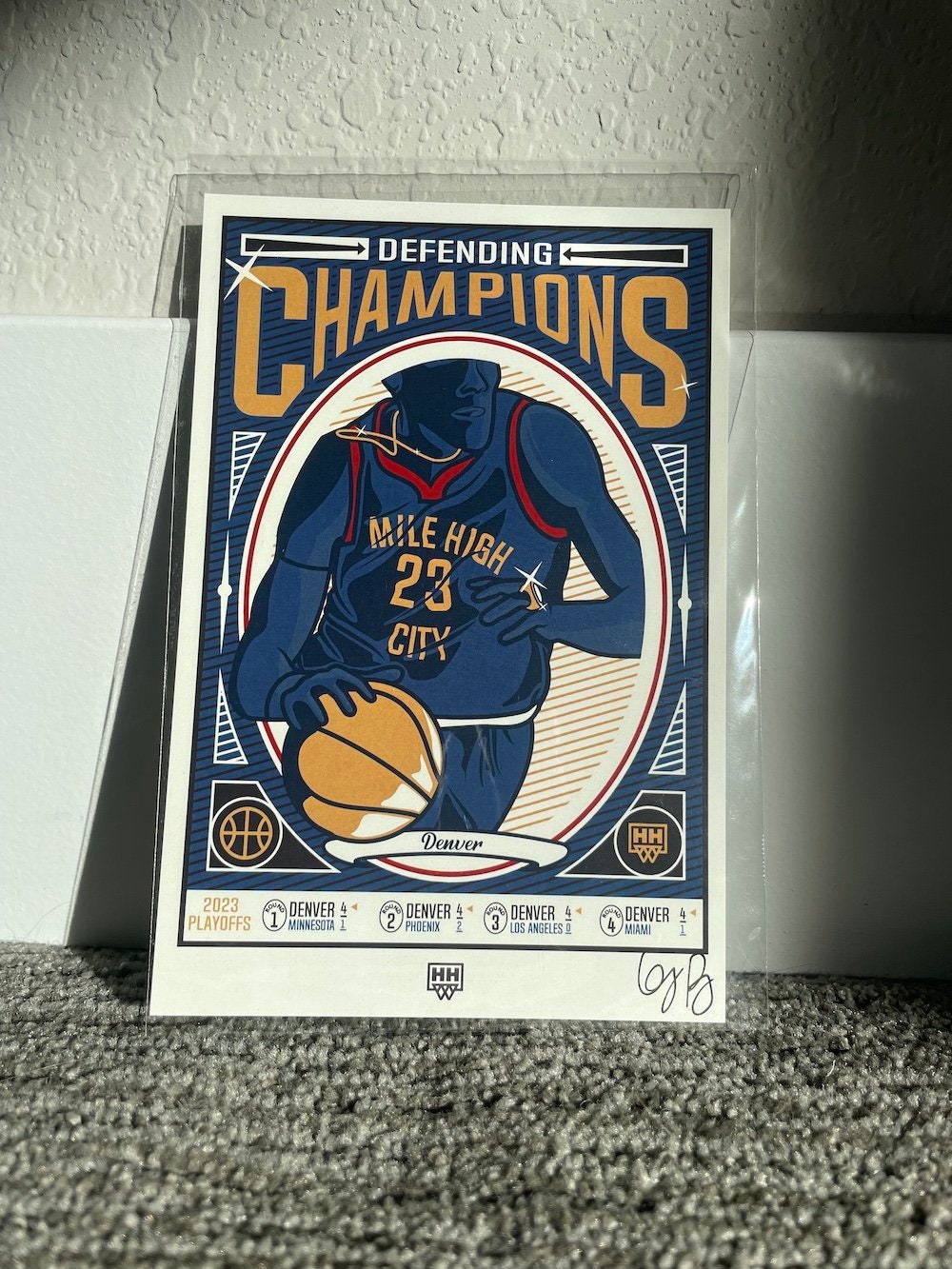 Defending Champs Mini Print - Etsy
