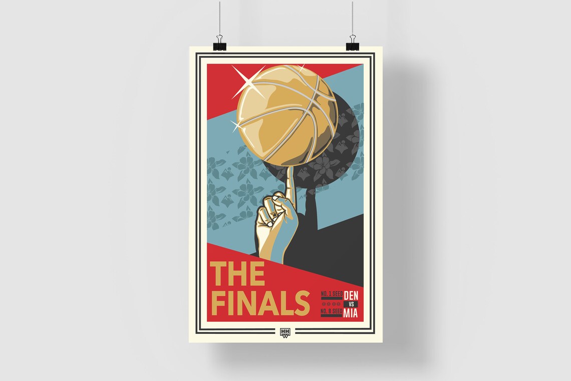 Nuggets Vs Heat NBA Finals Poster - Etsy