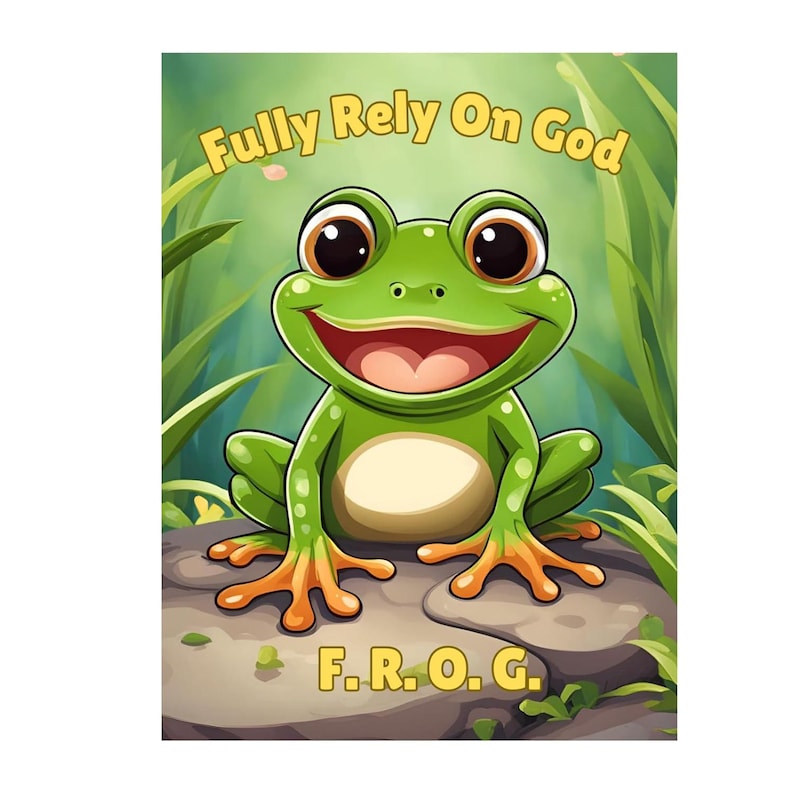100 Count Bulk Fully Rely on God Frog F.R.O.G. Religious Bible Tracts ...