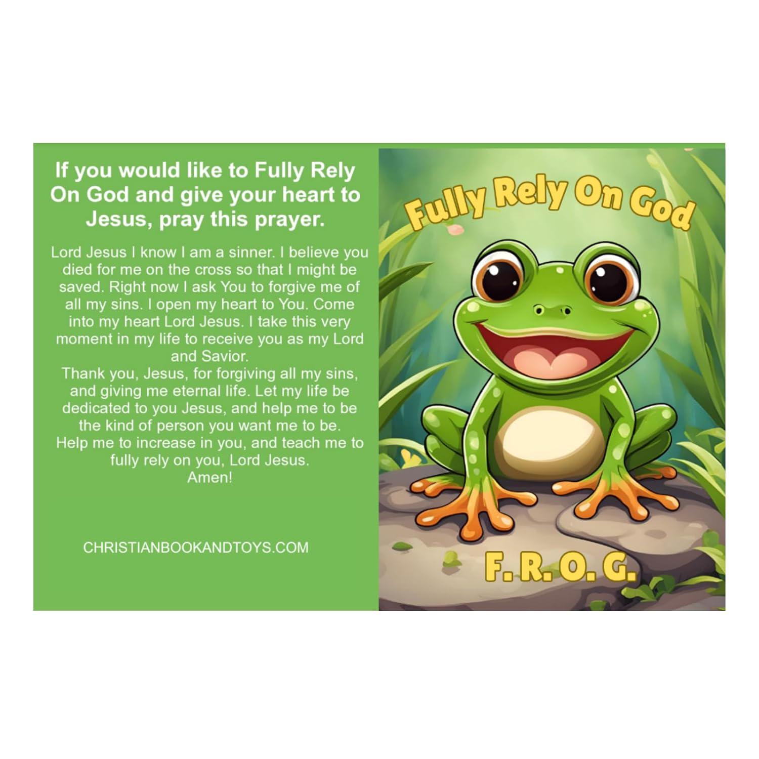 F.R.O.G. Frog Bible Tracts for Kids - Religious Salvation Message (100 ...
