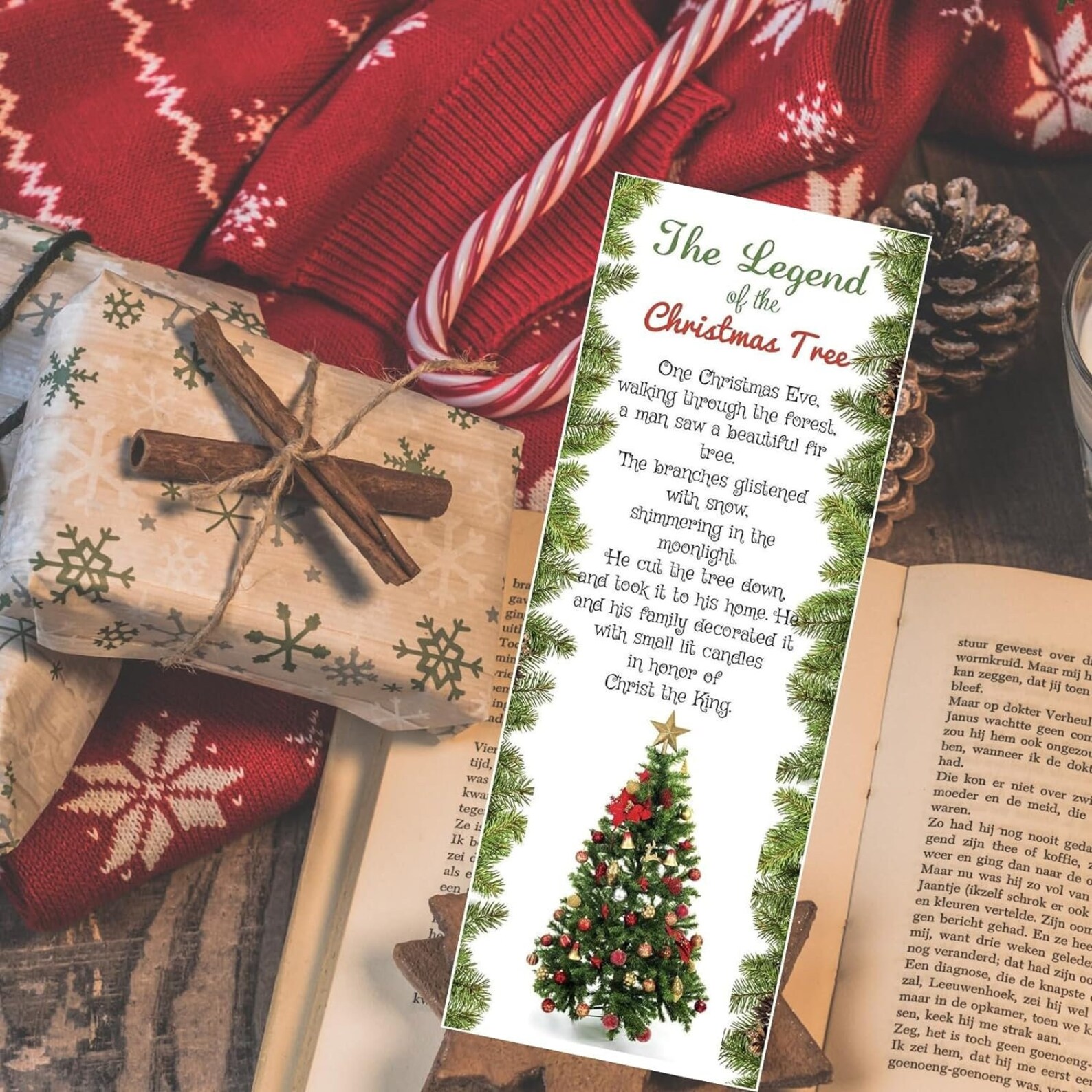Legend of the Christmas Tree Bookmarks: Glossy Holiday Keepsakes (100 ...