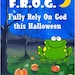 Fully Rely on God Frog F.R.O.G. Bible Verse Christian Bookmarks for ...
