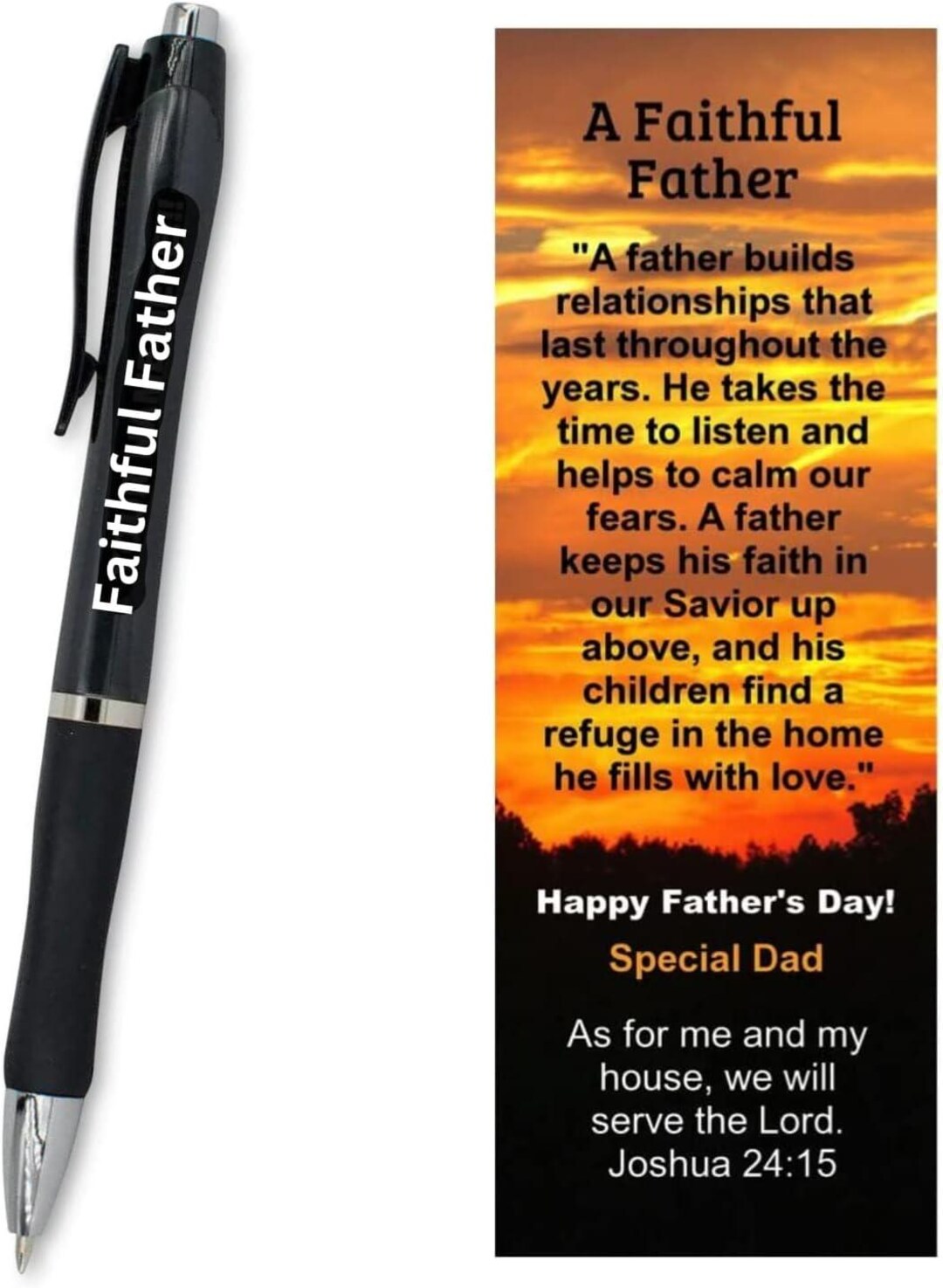 10 Father’s Day Pen & Bookmark Sets – Faithful Father Church Gift - Etsy