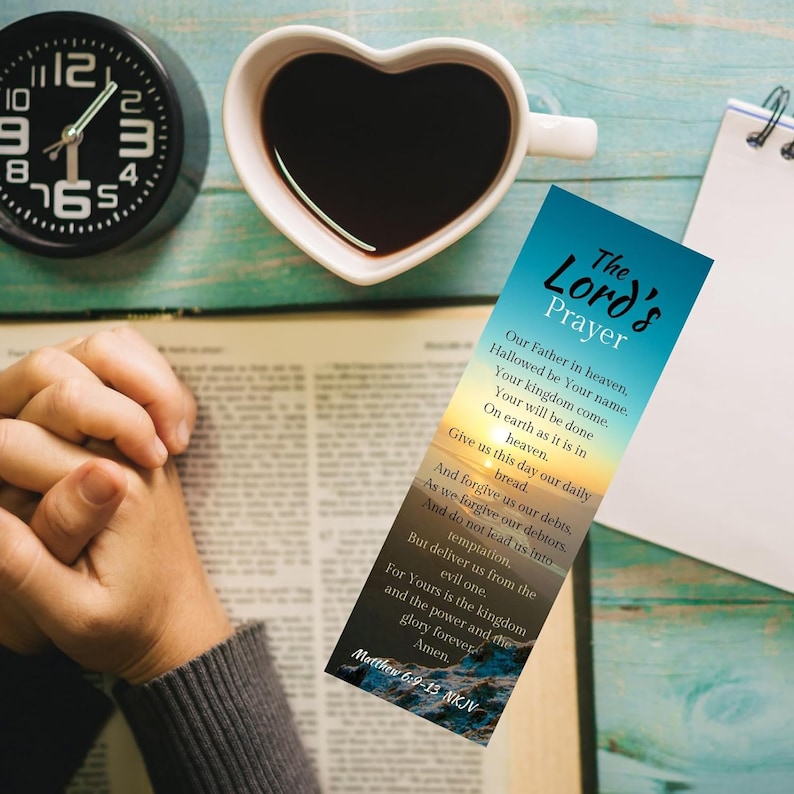 Bulk 100 Count - the Lord's Prayer Religious Christian Bookmarks for ...
