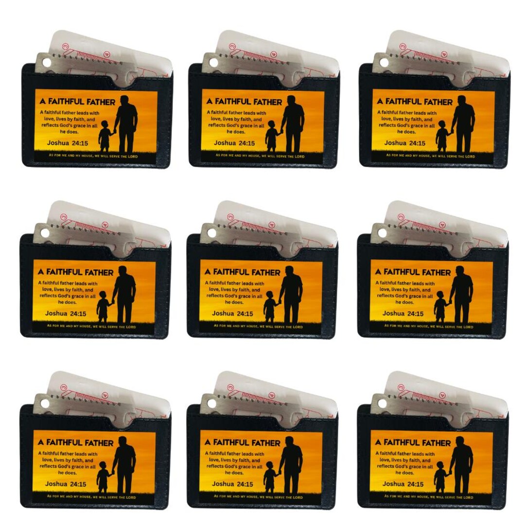 10 Sets Faithful Father Survival Tools With Cases for Church Men - Etsy