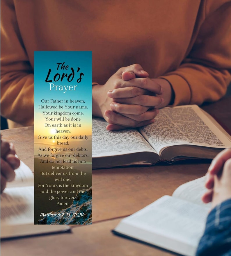 Bulk 100 Count - the Lord's Prayer Religious Christian Bookmarks for ...