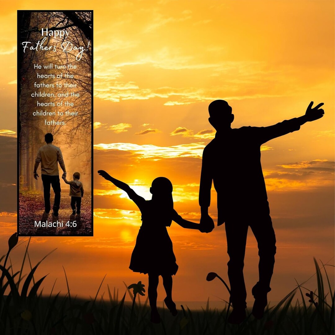100 Bible Verse Father’s Day Bookmarks – Malachi 4:6 – Bulk Church ...