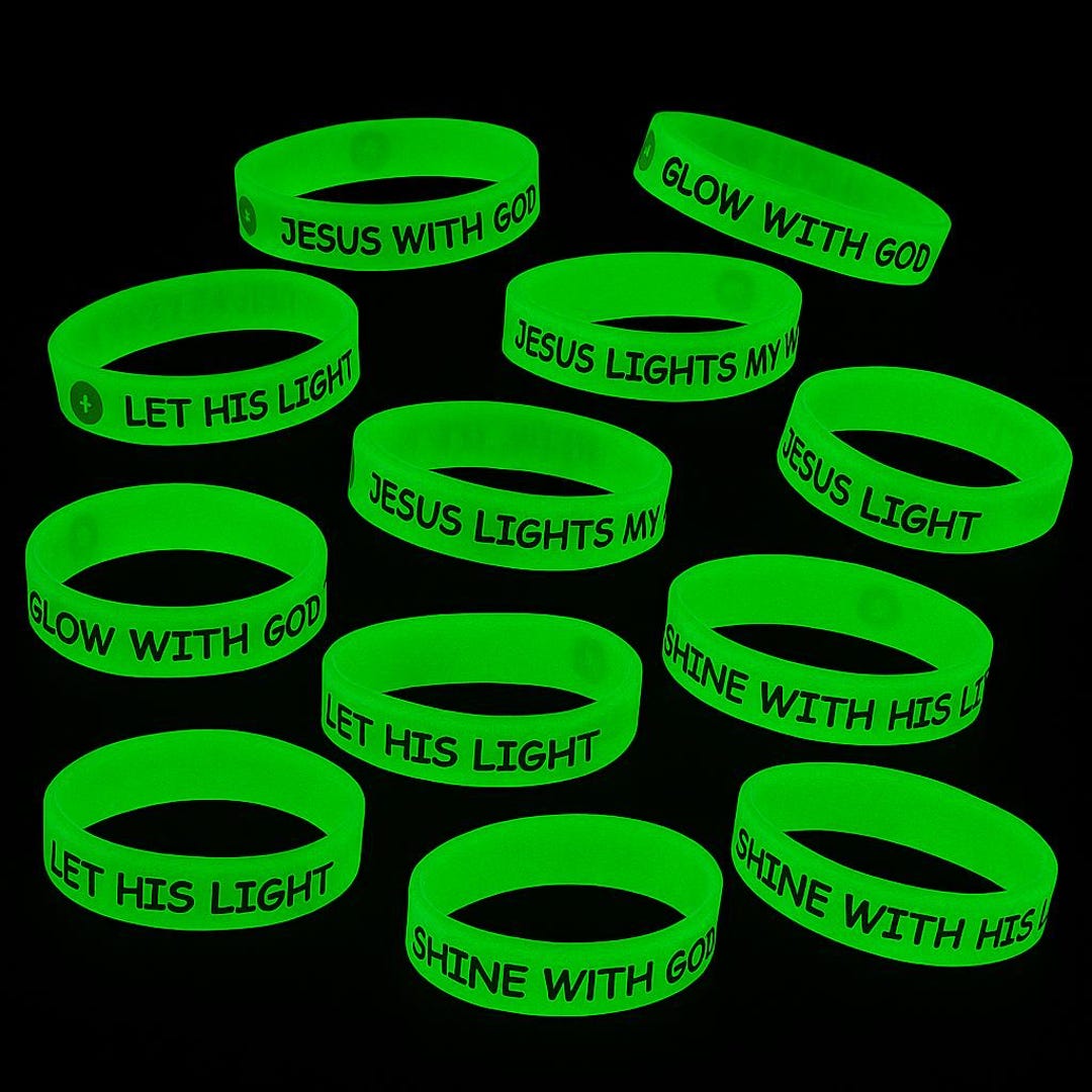 Christian Glow-in-the-dark Bracelets – Trunk or Treat Giveaways (24 ...