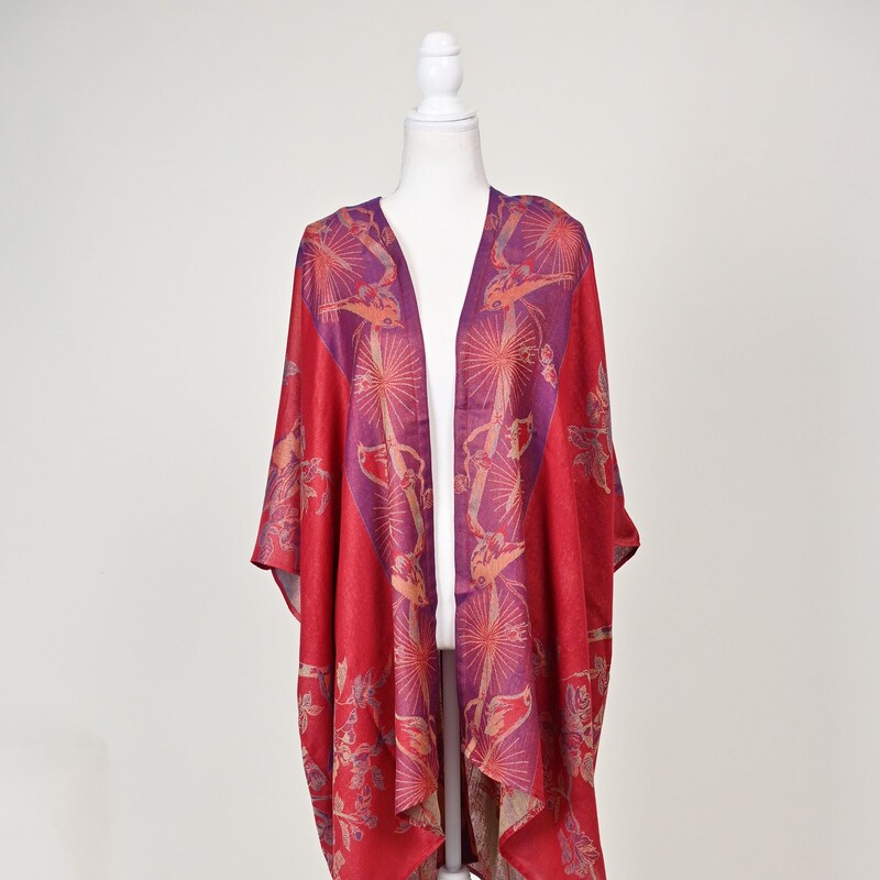 Open Front Poncho - Etsy