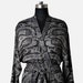 Space Black Silk Robe for Men, Dressing Gown, Reversible Robe, Men's ...