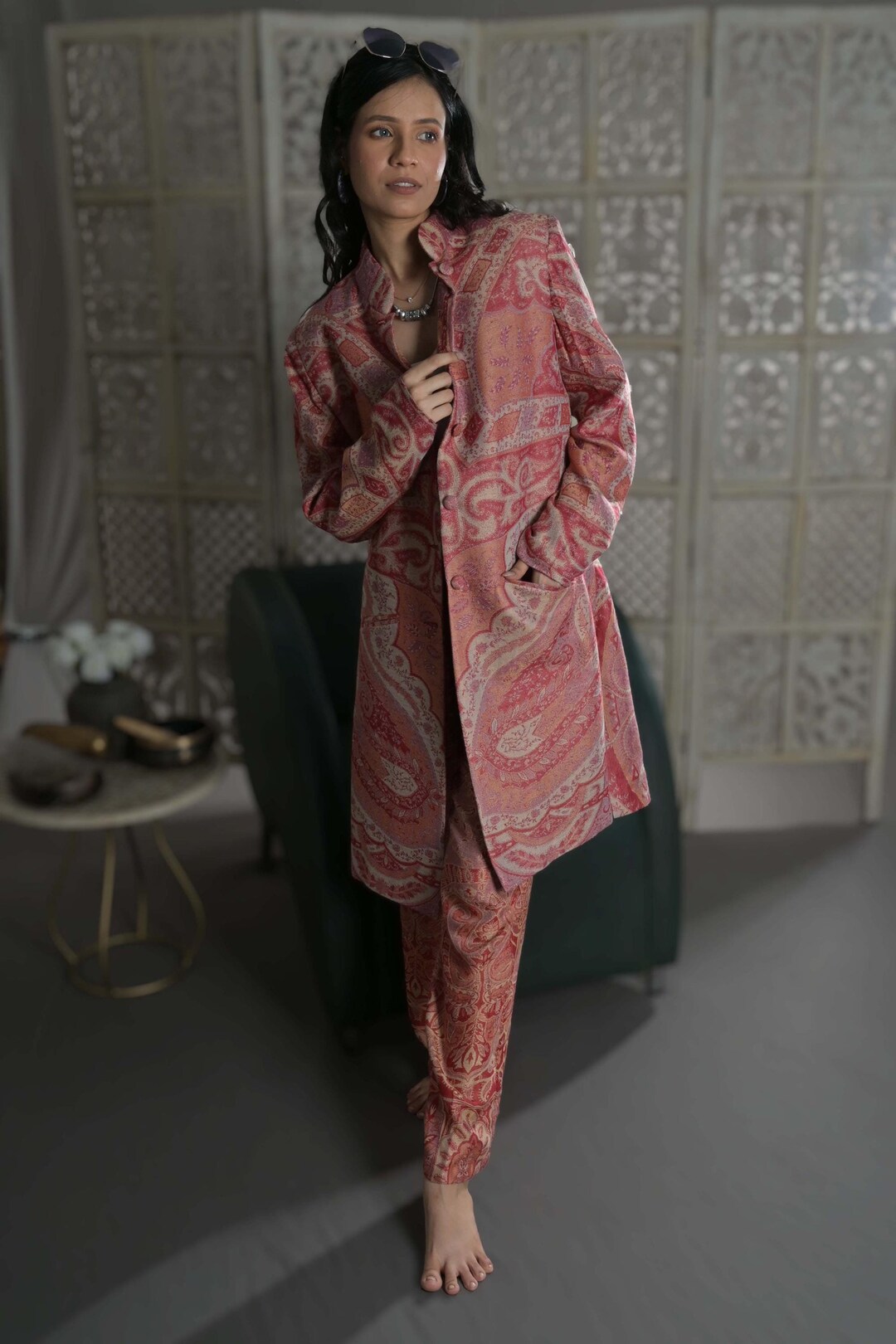 Long Silk Coat, Women Cashmere Jacket, Cashmere Silk Coat, Trench Coat ...