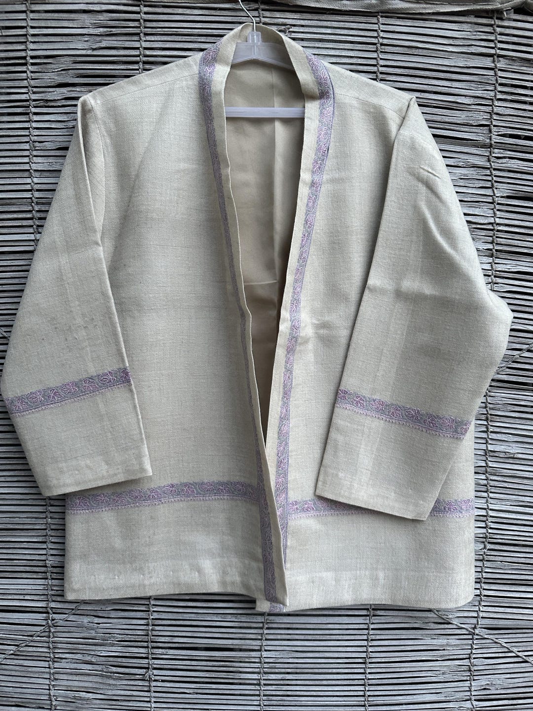Customized Pashmina Embroidery Jacket, Antique Pashmina Jacket ...
