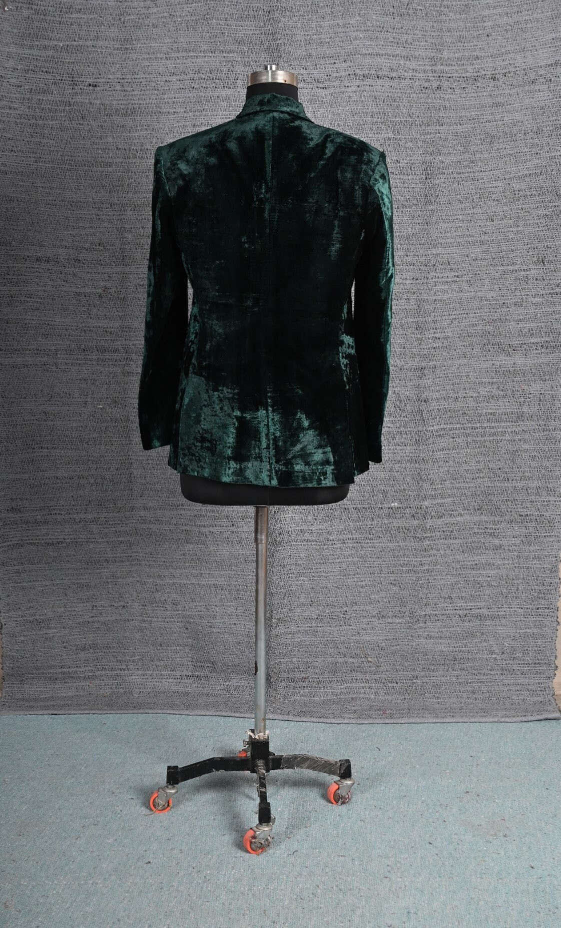 Emerald Green Unisex Velvet Jacket, Jacket for Women, Bespoke, Special ...
