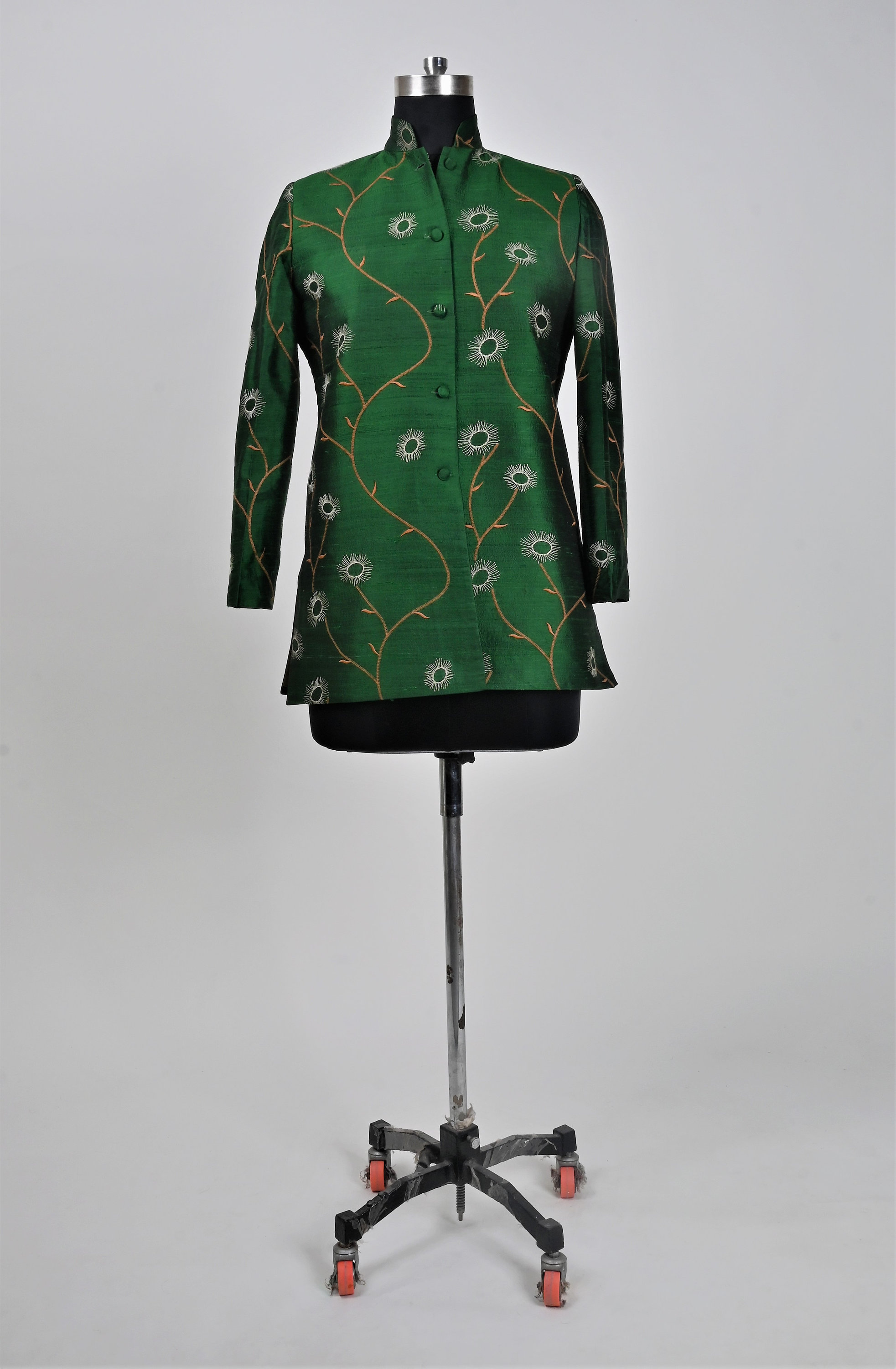 Silk Embroidered Jacket, Jacket for Women, Women Wedding Jacket, Women ...