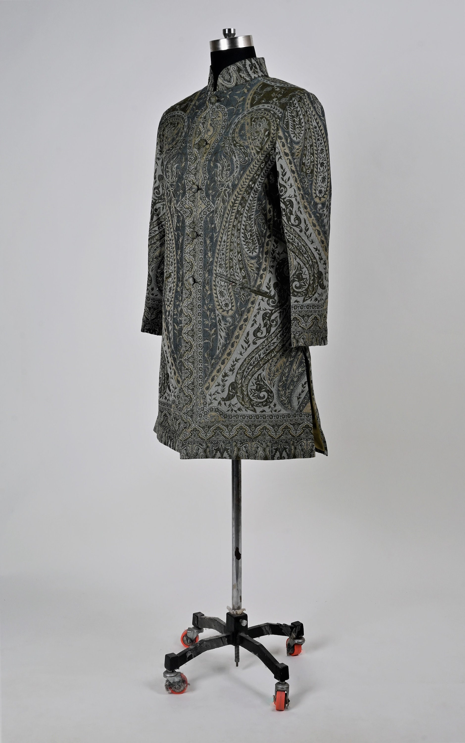 Women Silk Jacket Paisley Jamawar Coat Long Silk Coat - Etsy