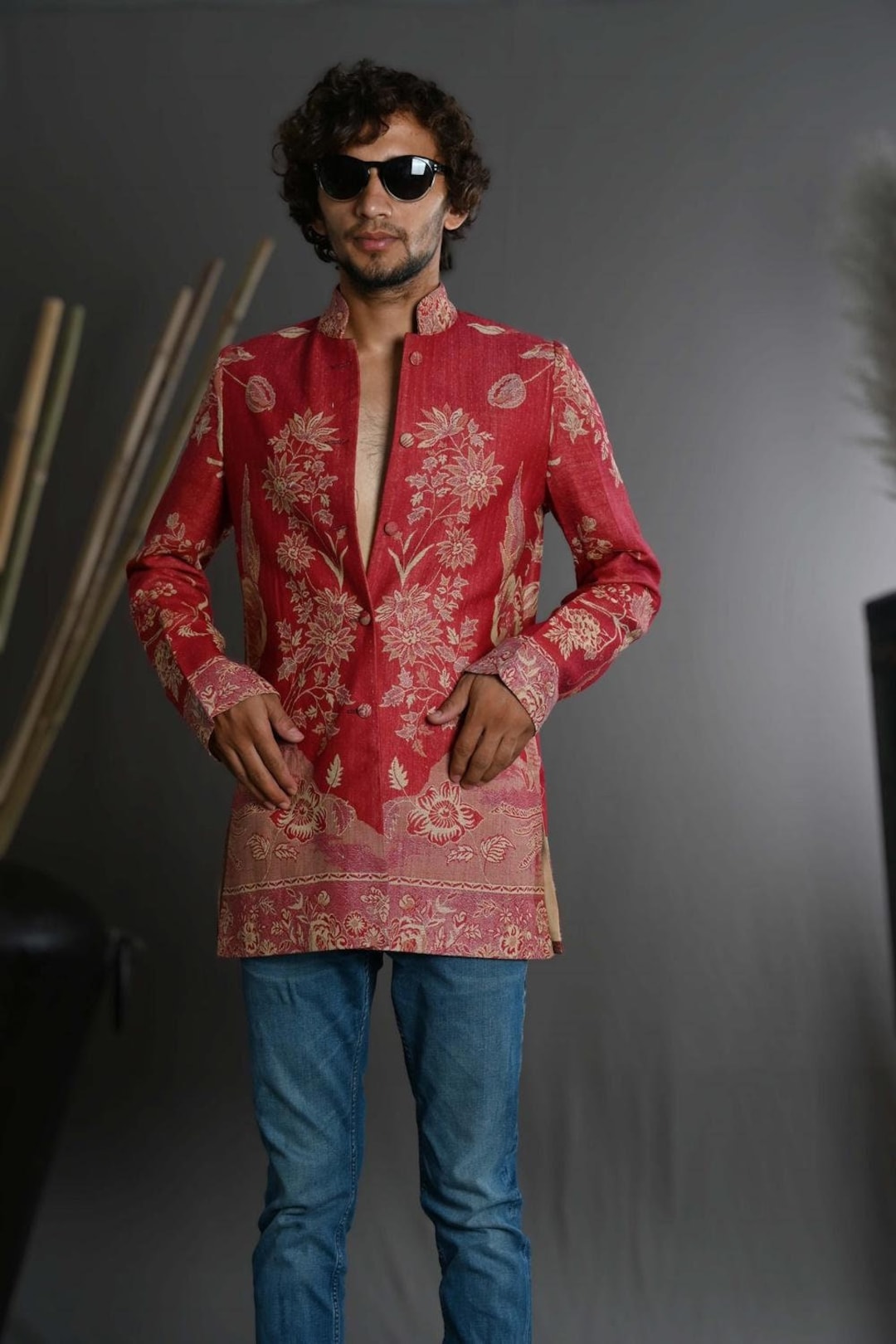 Unisex Cashmere Silk Jacket, Men's Cashmere Silk Coat, Cashmere Silk ...