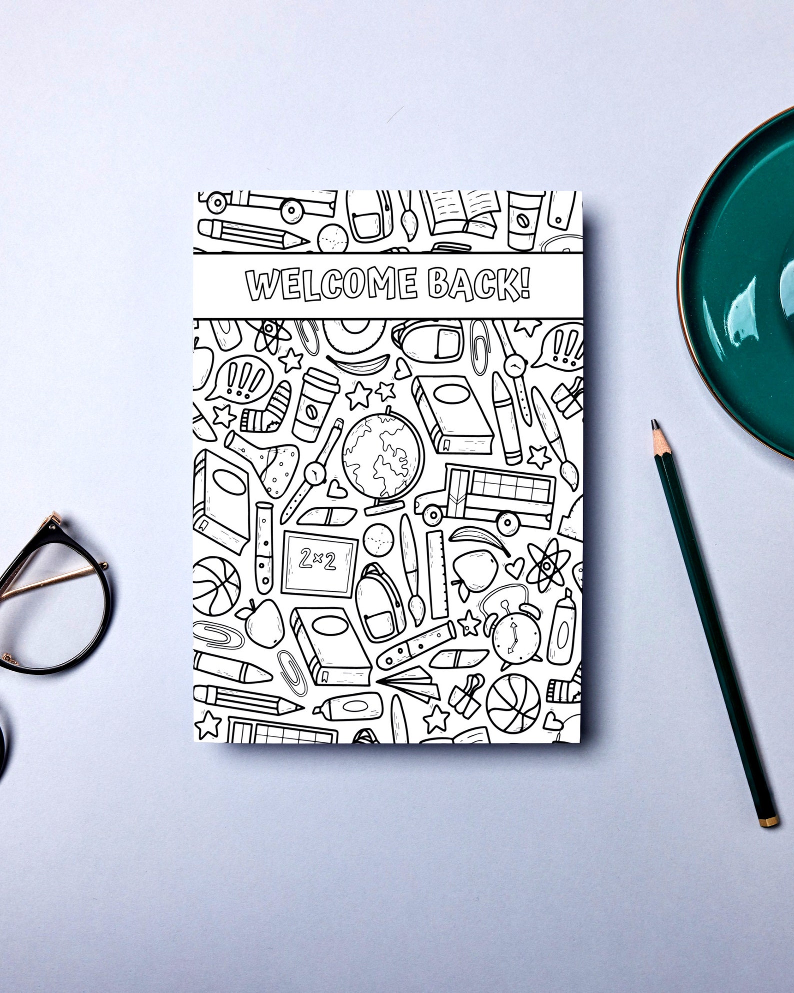 Welcome Back Coloring Page - Digital Download - Printable - for ...