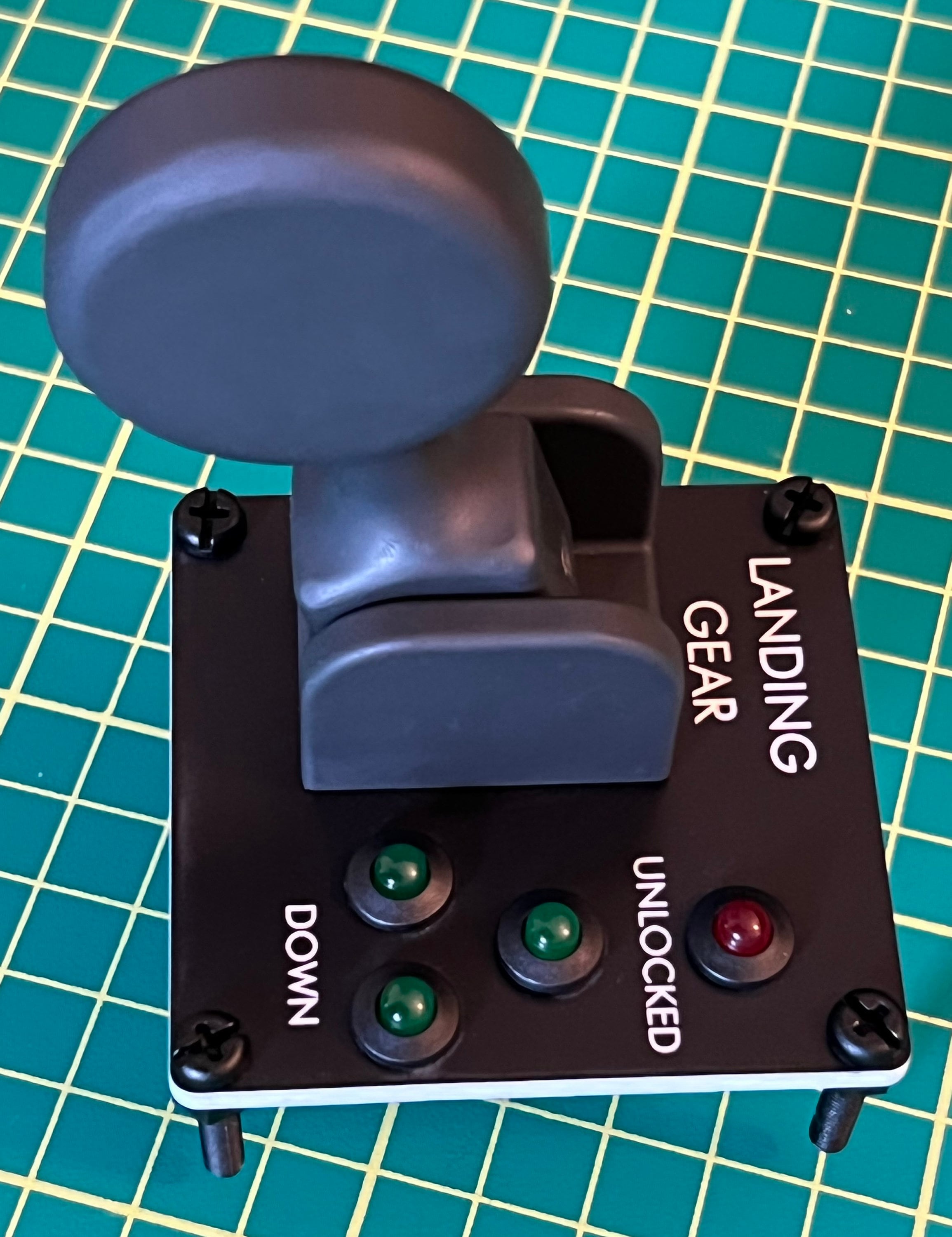 Landing Gear Lever With Indicator Lights Flight Simulator - Etsy