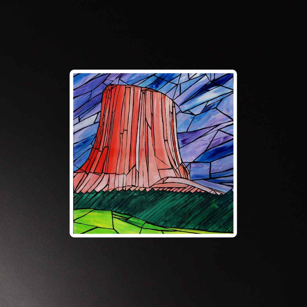 Devils Tower Magnet: Wyoming National Park Art - Etsy