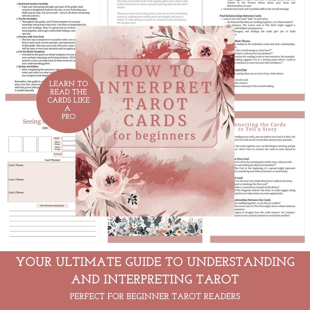 Ultimate Guide to Reading Tarot Intuitively , Tarot Interpretation ...