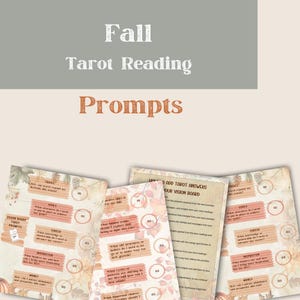 Fall 2024 Vision Board Kit With Tarot Prompts | Create Your Dream ...