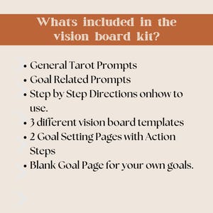 Fall 2024 Vision Board Kit With Tarot Prompts | Create Your Dream ...